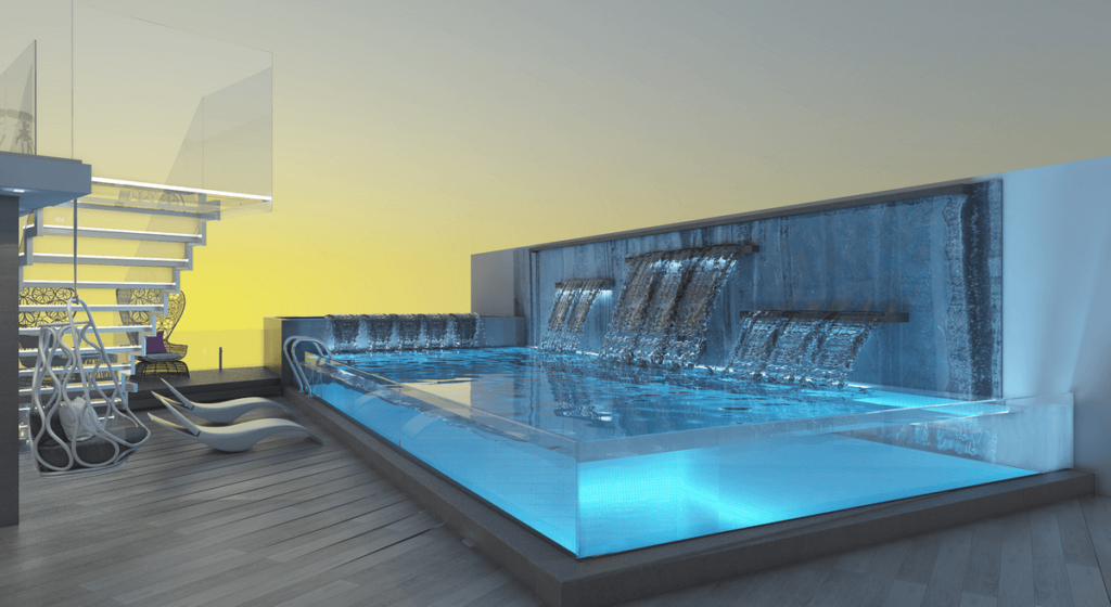 Glass swimming pool: 22+ best design ideas and who make them
